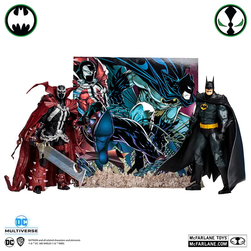 Batman Spawn DC Multiverse 2-pack Mcfarlane Toys - Spawn - Batman ...