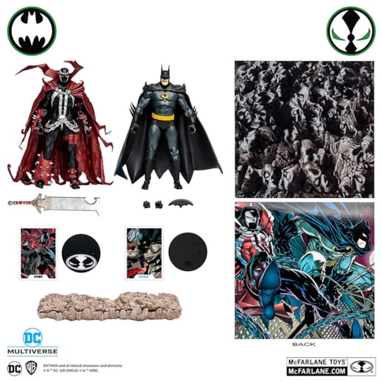 Batman Spawn DC Multiverse 2-pack Mcfarlane Toys - Spawn - Batman ...