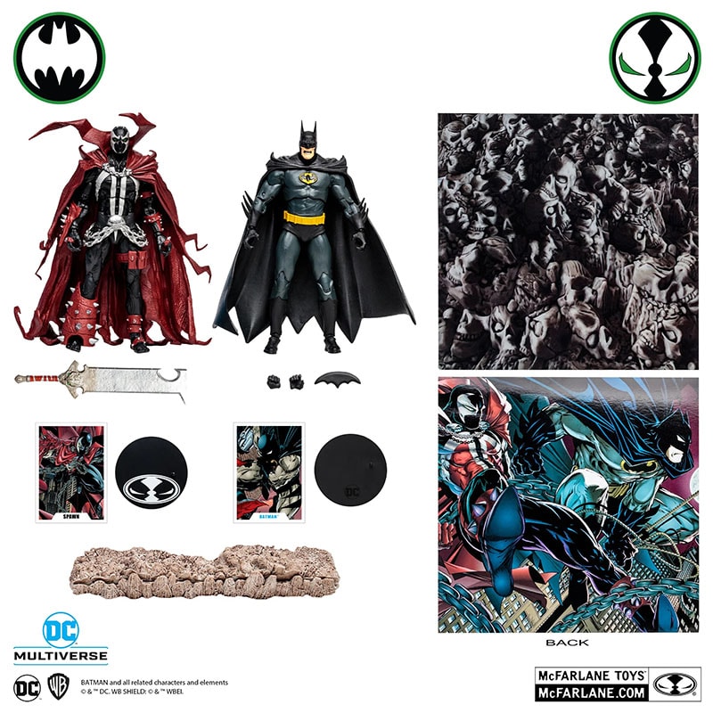 Batman Spawn DC Multiverse 2-pack Mcfarlane Toys - Spawn - Batman ...