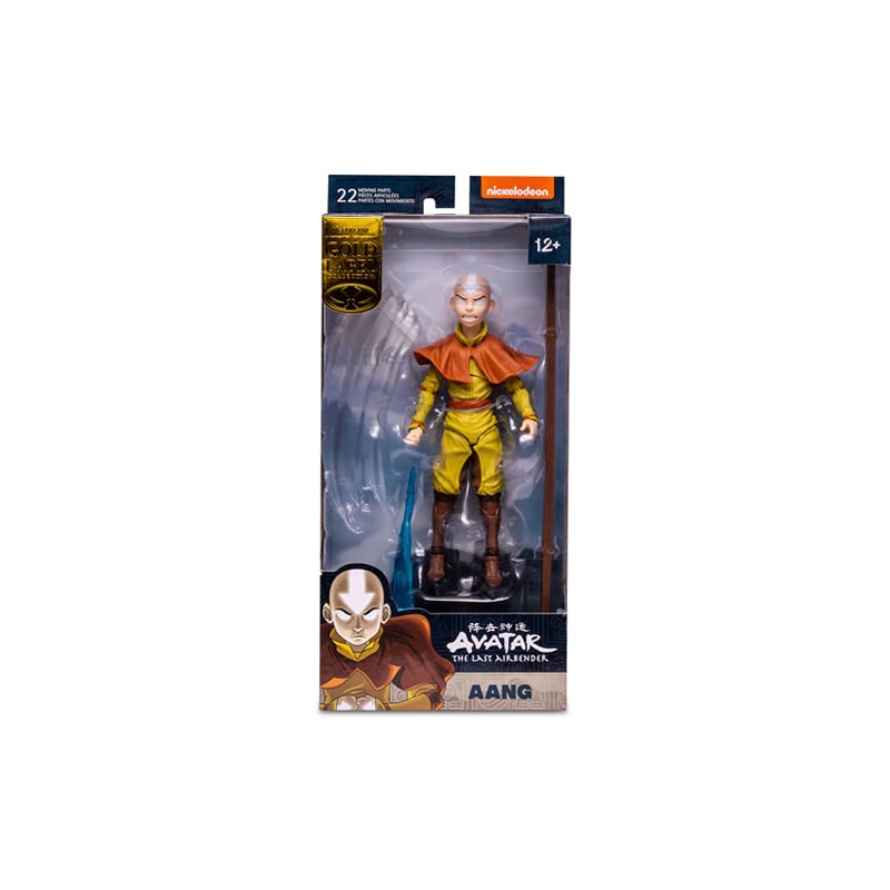 Boneco Articulado Aang Avatar State(Gold Label) Figure - Avatar The ...