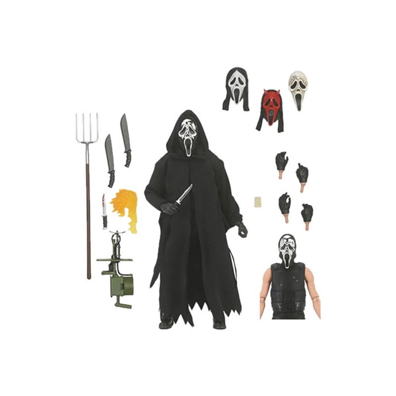 Boneco Articulado Ghostface Inferno Pânico Scream Ultimate NECA - Geek ...