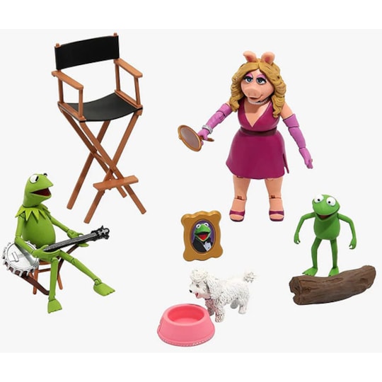 Boneco Articulado Kermit & Miss Piggy Os Muppets - The Best of Series ...
