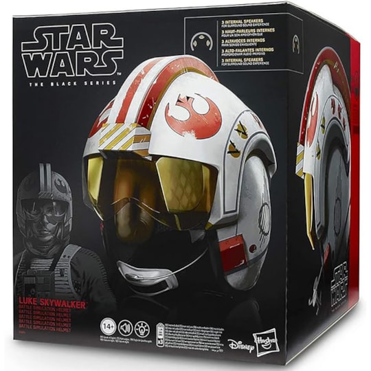 Capacete Luke Skywalker X-Wing Battle Simulation Helmet Star Wars Black ...