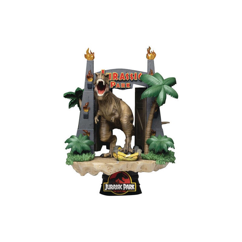 Diorama DS-088 Jurassic Park Gate D-Stage Dream Select Previews ...