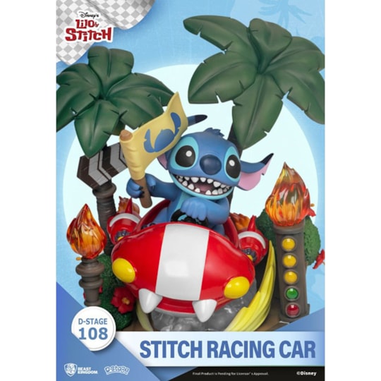 Diorama DS-108 Stitch Racing Car D-Stage Dream Select Previews Exclusive - Beast Kingdom - Geek ...