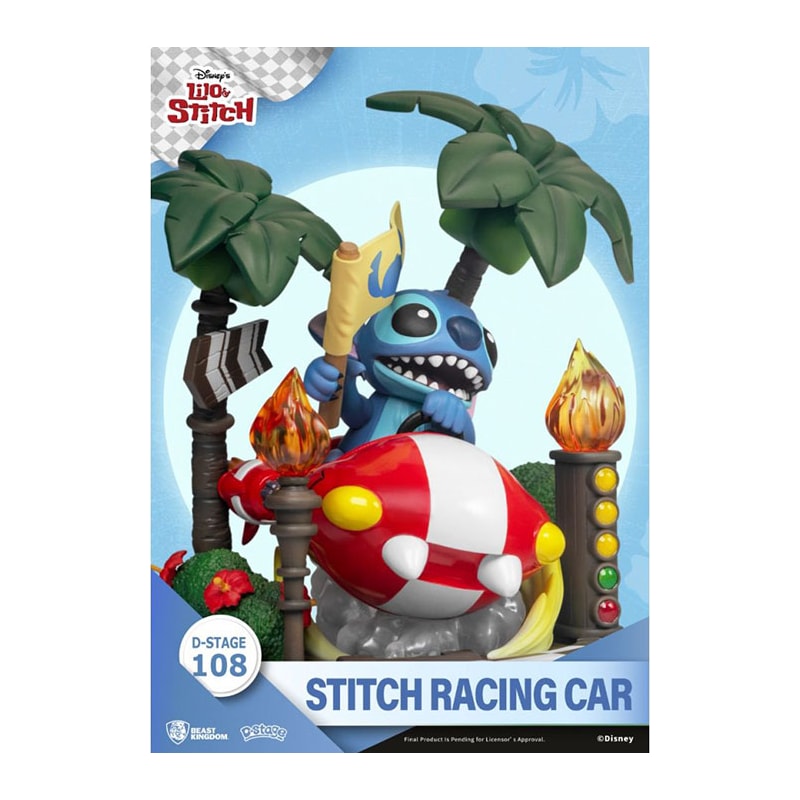 Diorama DS-108 Stitch Racing Car D-Stage Dream Select Previews Exclusive - Beast Kingdom - Geek ...