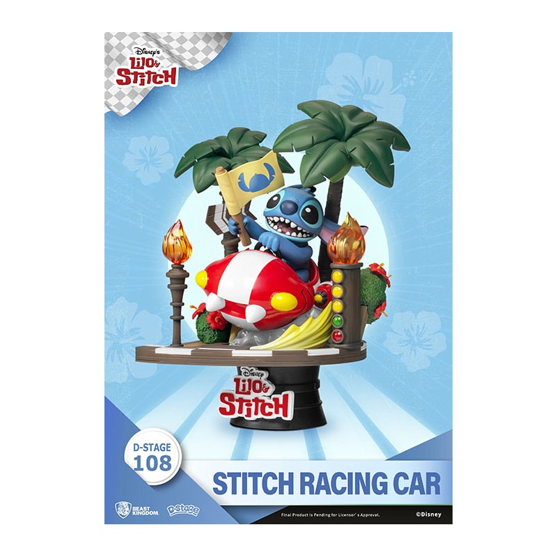 Diorama DS-108 Stitch Racing Car D-Stage Dream Select Previews ...