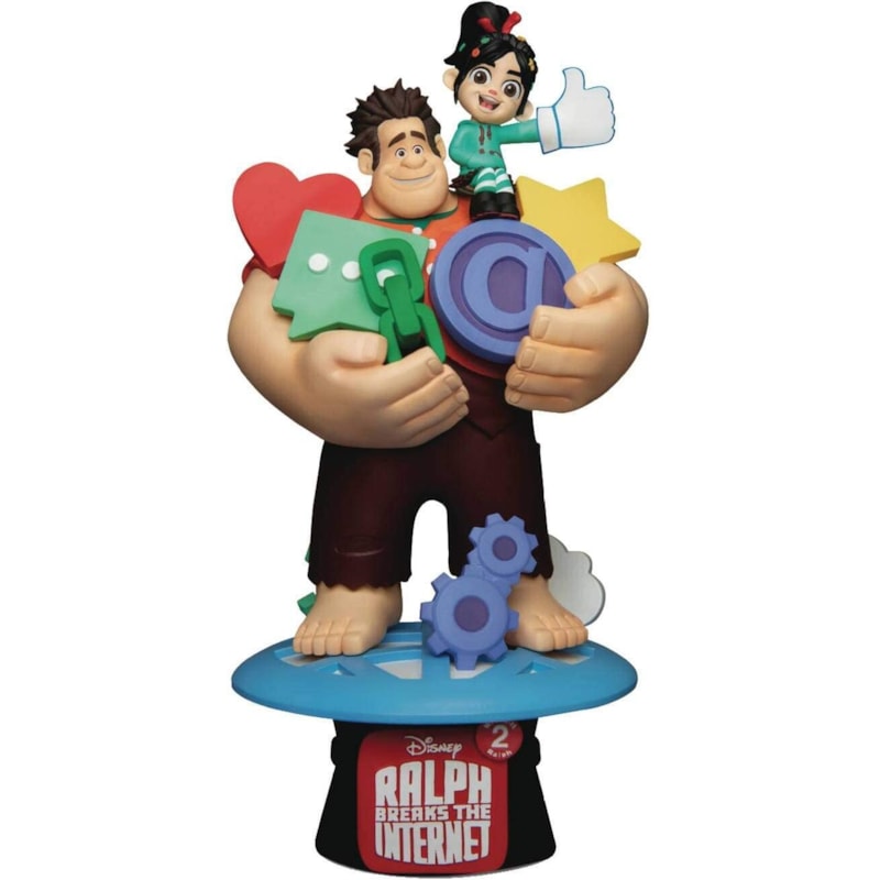 Diorama Wreck-It Ralph 2 DS-056 Ralph com Vanellope D-Stage Dream Select - Detona Ralph - Disney ...
