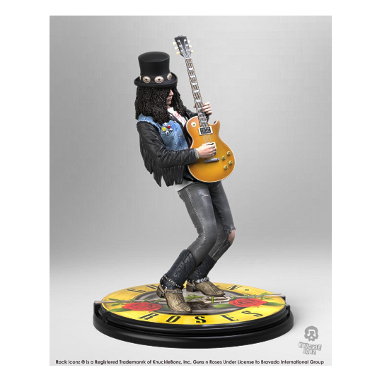 Estátua Slash KnuckleBonz - Guns N' Roses - Rock Iconz Statue - Geek ...