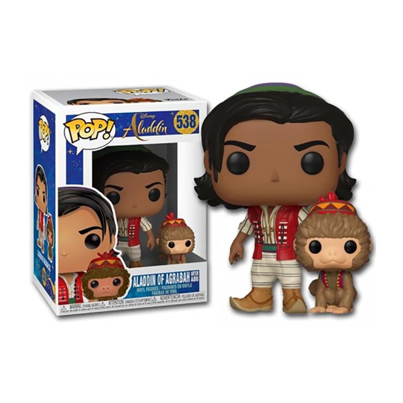 Funko Pop Aladdin of Agrabah with Apu #538 - Aladdin - Disney - Geek ...