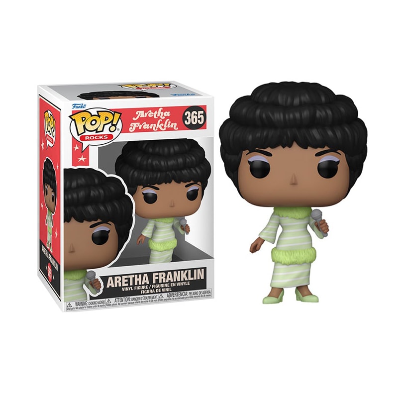 Funko Pop Aretha Franklin #365 - Pop Rocks! - Geek Fanaticos