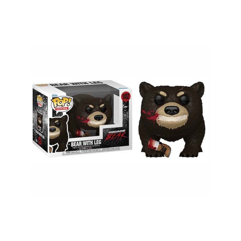 Funko Pop Bear with leg #1452 - Cocaine Bear - Geek Fanaticos