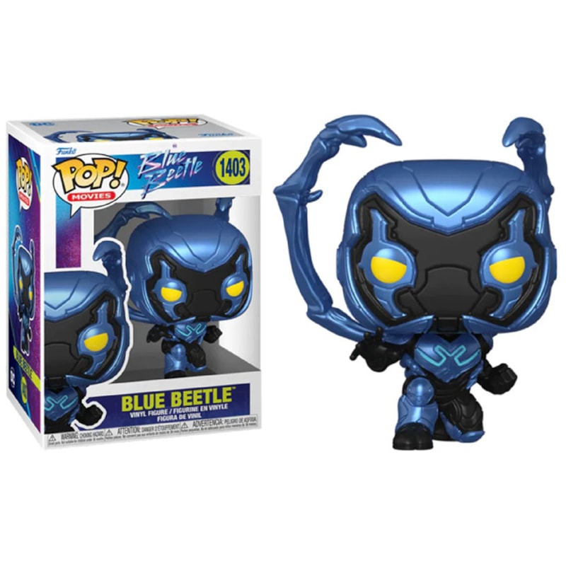 Funko Pop Blue Beetle #1403 - Blue Beetle - Besouro Azul - Geek Fanaticos