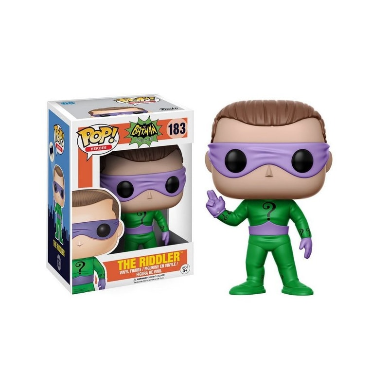Funko Pop Charada #183 - The Riddler - Batman Classic TV Series - DC ...