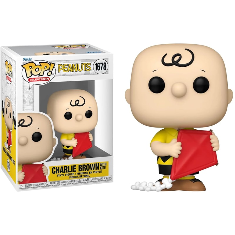 Funko Pop Charlie Brown with kite #1678 - Peanuts Snoopy - Geek Fanaticos