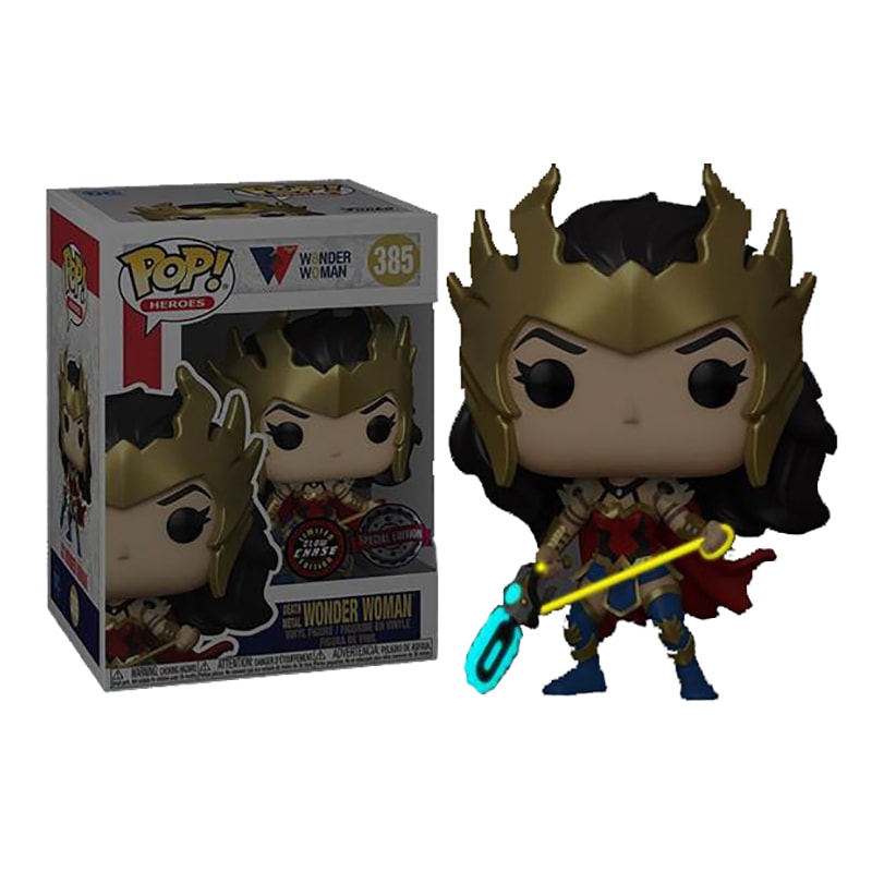 Funko Pop Death Metal Wonder Woman #385 - Chase Special Edition - DC ...