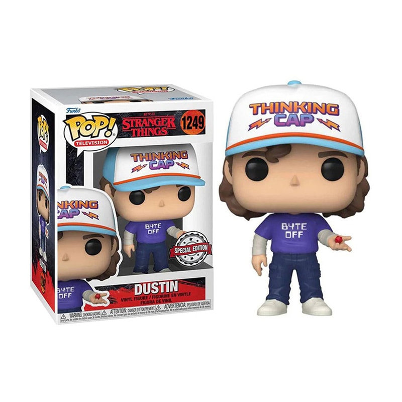 Funko Pop Dustin Special Edition #1249 - Stranger Things - Geek Fanaticos