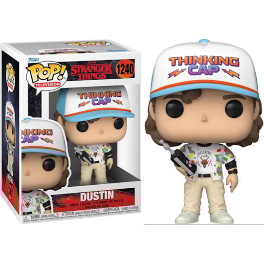 Funko Pop Dustin Thinking Cap Season 4 #1240 - Stranger Things - Geek ...