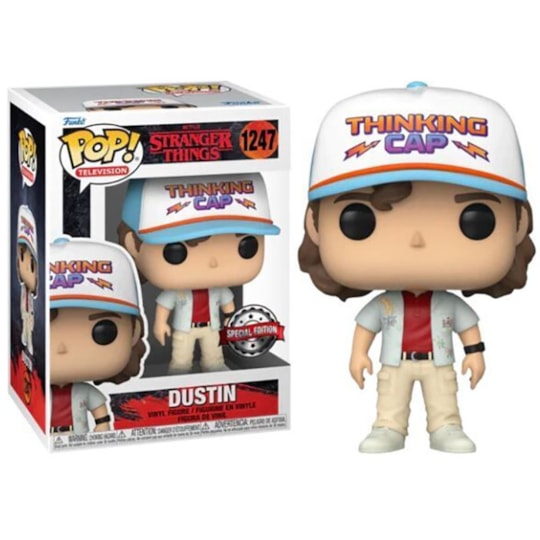 Funko Pop Dustin Thinking Cap Season 4 #1247 - Special Edition ...