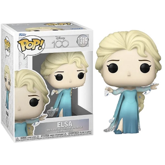Funko Pop Elsa #1319 - Frozen - Disney 100 anos - Geek Fanaticos