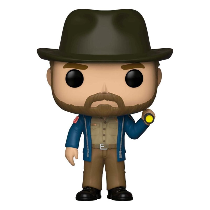 Funko Pop Hopper w/ Flashlight #720 - Stranger Things - Geek Fanaticos