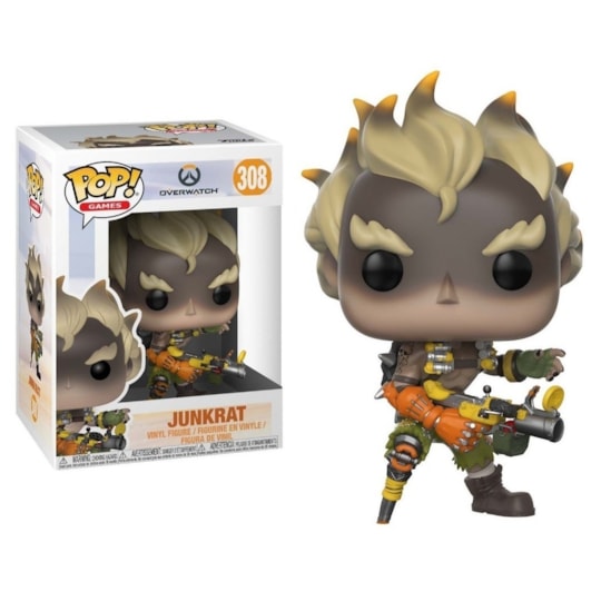 Funko Pop Junkrat #308 - Overwatch - Games - Geek Fanaticos