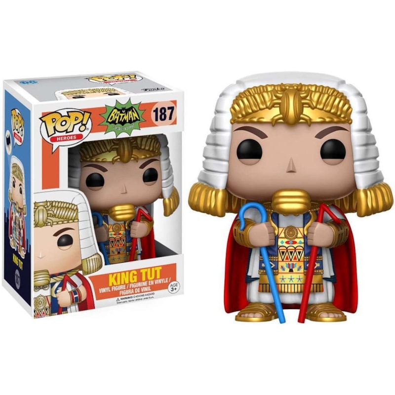 Funko Pop King Tut #187 - Rei Tut - Batman Classic TV Series - Dc ...