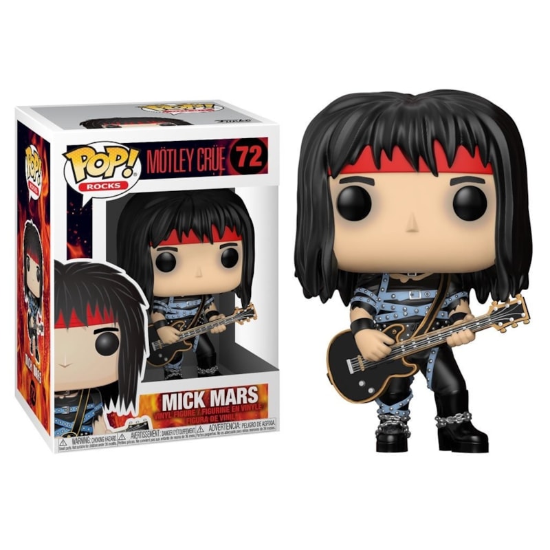 Funko Pop Mick Mars #72 - Motley Crue - Pop! Rocks - Geek Fanaticos