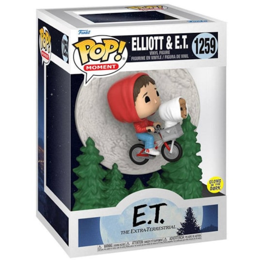 Funko Pop Moment Eliott & E.T. #1259 - ET o Extraterrestre - Geek Fanaticos