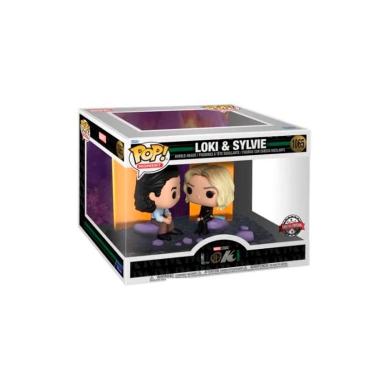 Funko Pop Moment Loki and Sylvie Special Edition #1035 - Loki - Disney ...