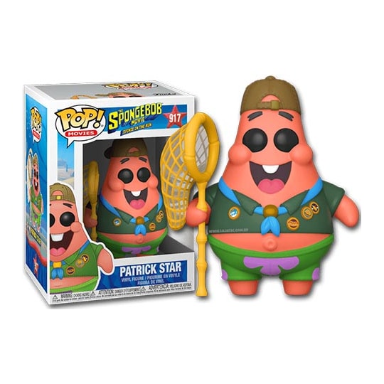 Funko Pop Patrick Star Estrela #917 - Bob Esponja - Geek Fanaticos