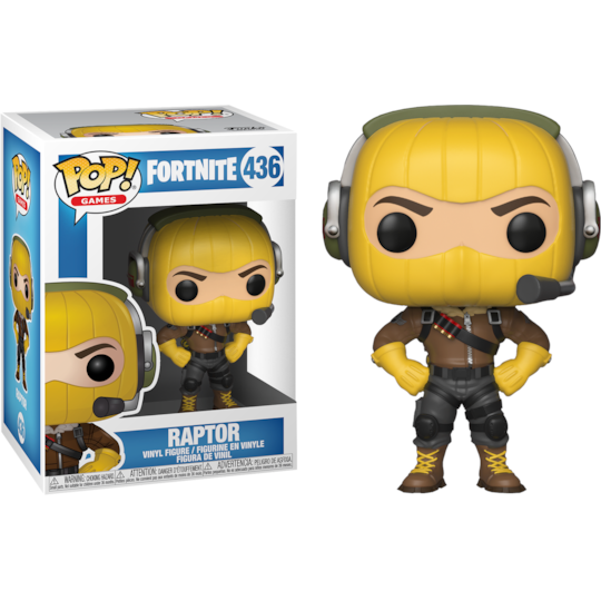 Funko Pop Raptor #436 - Fortnite - Games - Geek Fanaticos