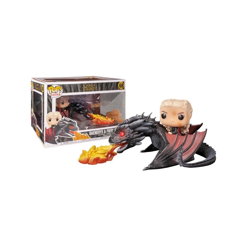 Funko Pop Rides Daenerys on Fiery Drogon #68 - Game of Thrones - Geek ...