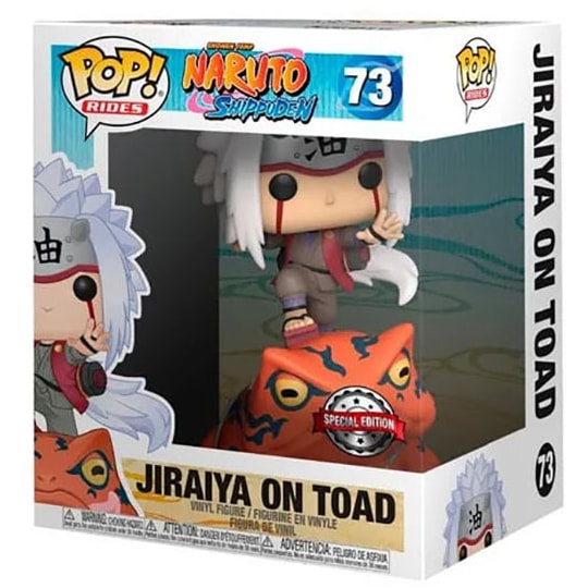 Funko Pop Rides Jiraiya on Toad #73 Special Edition - Naruto Shippuden ...