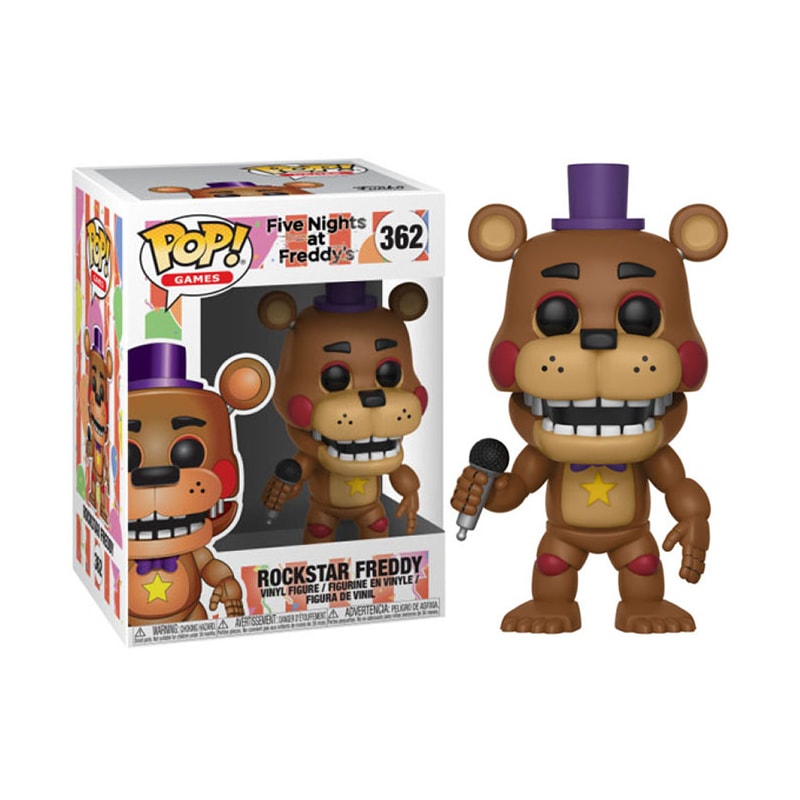 Funko Pop Rockstar Freddy #362 - Five Nights at Freddy's - FNAF - Geek Fanaticos