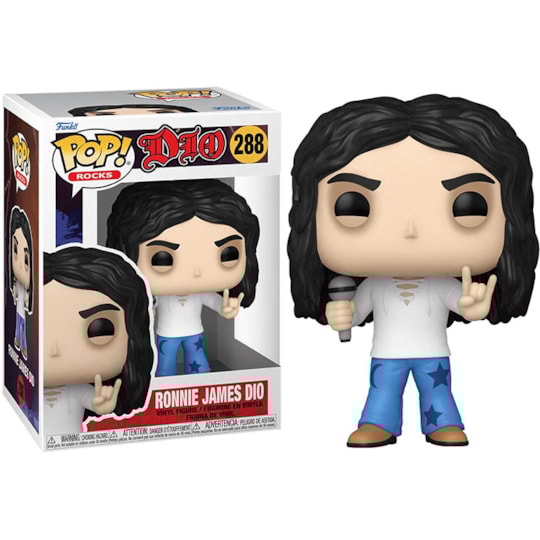 Funko Pop Ronnie James Dio #288 - Pop Rocks! - Geek Fanaticos
