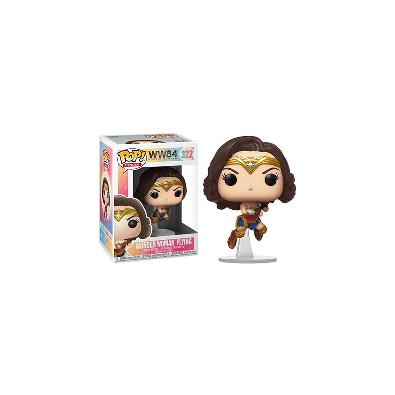 Funko Pop Wonder Woman Flying #322 - DC Comics - Geek Fanaticos