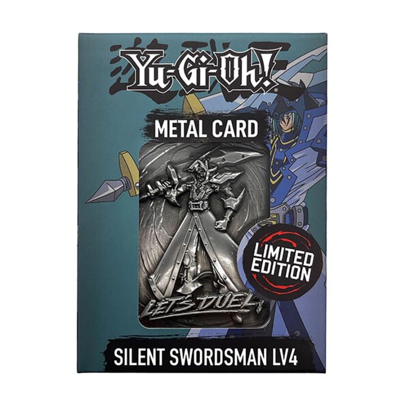 Limited Edition Silent Swordsman Lv4. Card Ingot - Yu-Gi-Oh! - Fanattik Collectibles - Geek ...