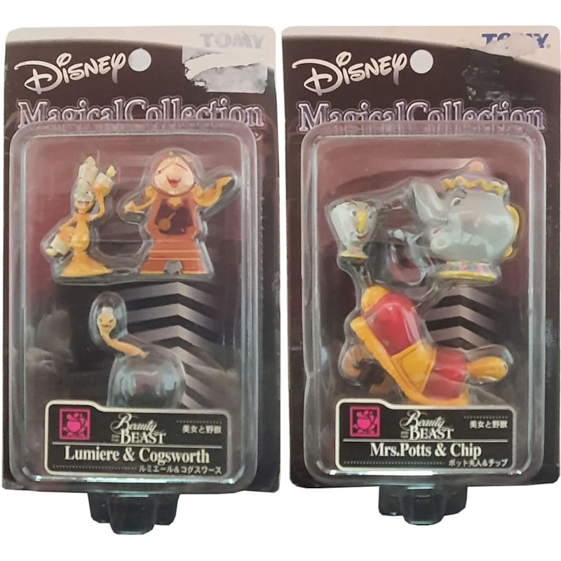 Lumiere Cogsworth Mrs Potts e Chip 050 054 Disney Magical Collection ...