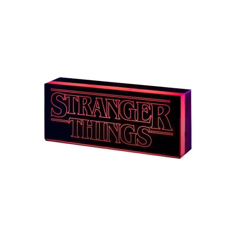 Luminária do logo de Stranger Things Logo Light Paladone - Geek Fanaticos