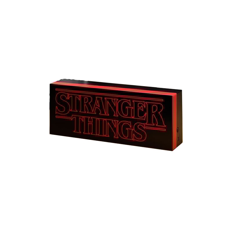 Luminária do logo de Stranger Things Logo Light Paladone - Geek Fanaticos