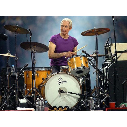 Réplica Bateria Miniatura Charlie Watts Gretsch Mini Drum Set Rolling ...