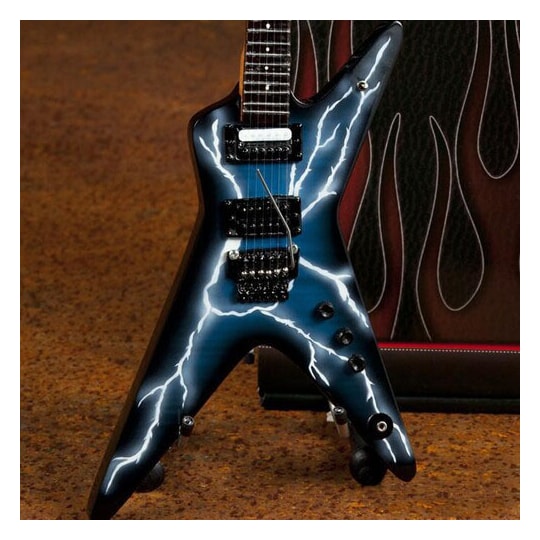 Réplica Guitarra Miniatura Dimebag Darrell Lightning Bolt Pantera Axe ...
