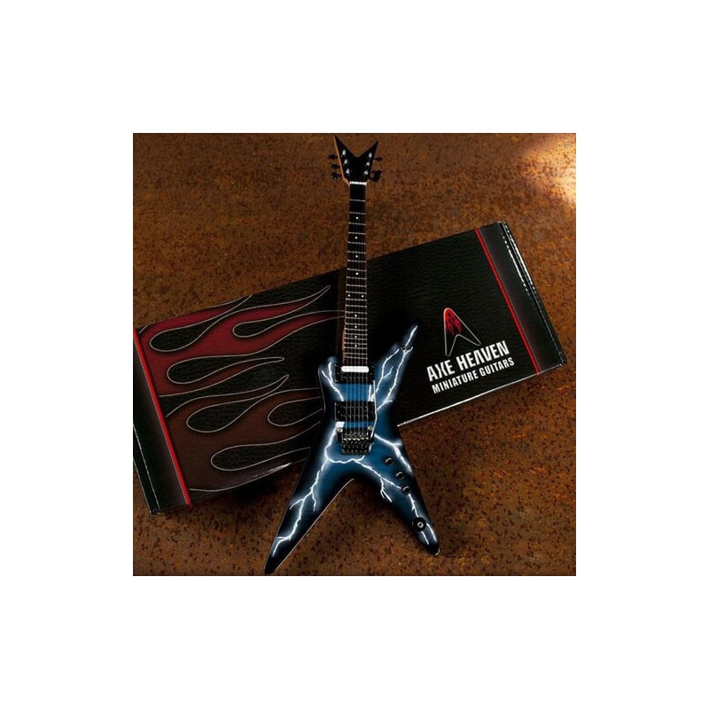 Réplica Guitarra Miniatura Dimebag Darrell Lightning Bolt Pantera Axe ...