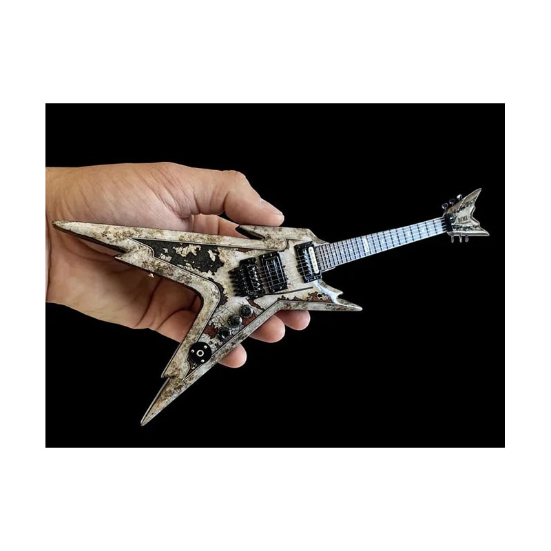 Réplica Guitarra Miniatura Dimebag Darrell Rust Razorback Pantera Axe ...