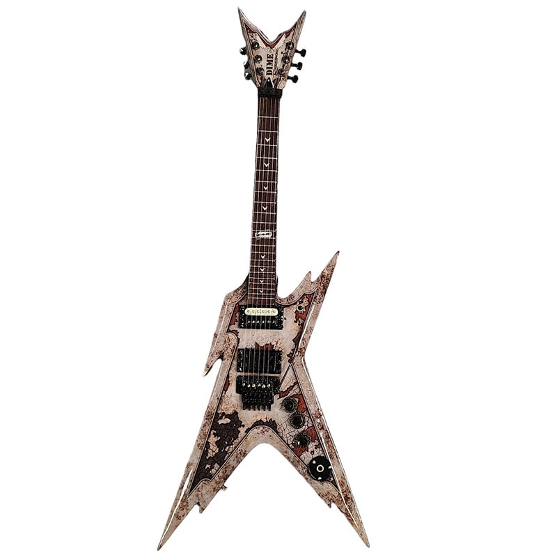 Réplica Guitarra Miniatura Dimebag Darrell Rust Razorback Pantera Axe ...