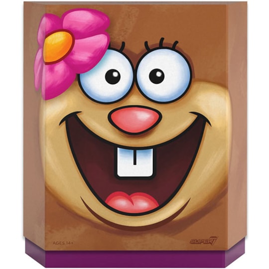Sandy Cheeks Sandy Bochechas Ultimate Figure Wave 1 Bob Esponja Super 7 ...