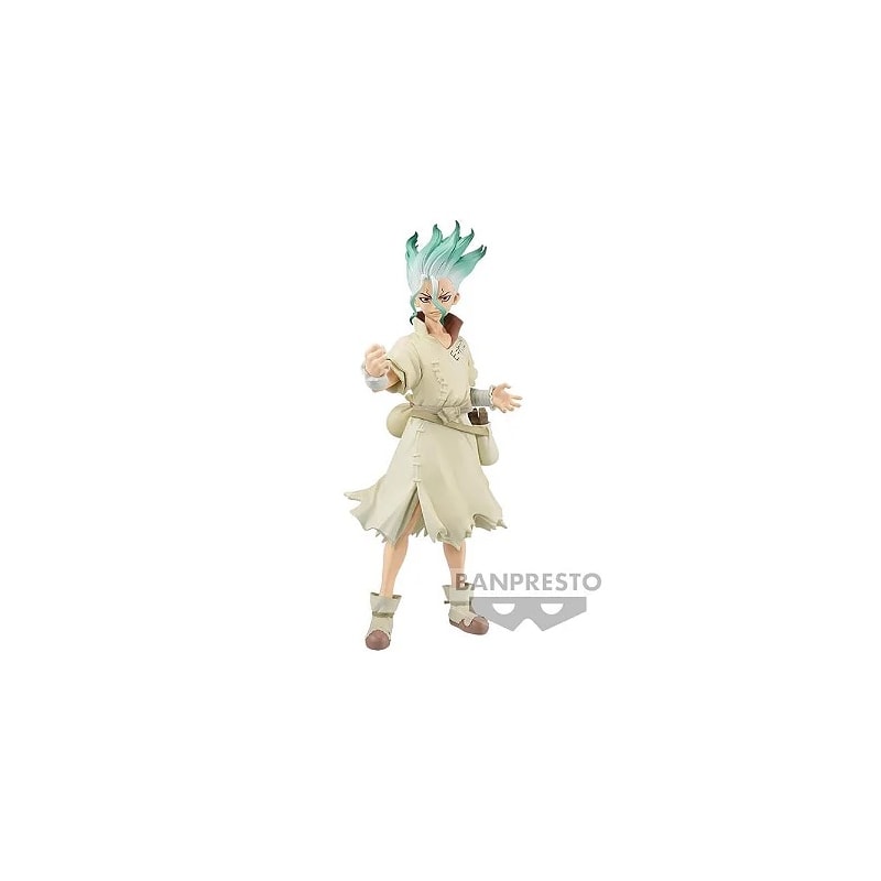 Senku Ishigami Figure of Stone World Dr Stone Banpresto - Geek Fanaticos