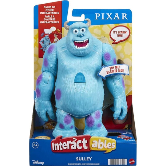 Sulley Pixar Interactables Figures - Monstros S.A. - Mattel - Geek ...