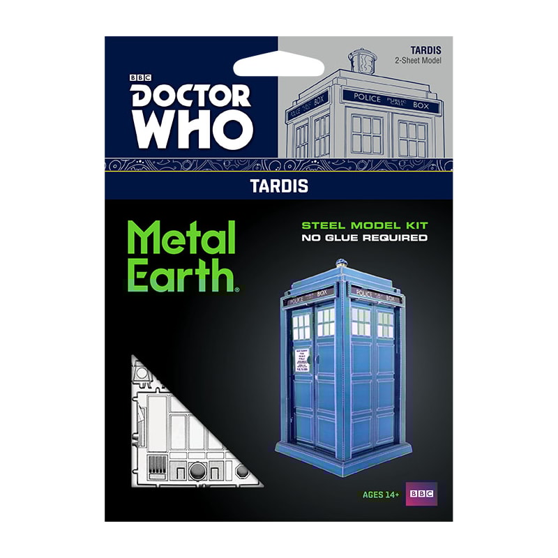 Tardis Kit de Montar de Metal - Doctor Who - Metal Earth - Fascinations ...
